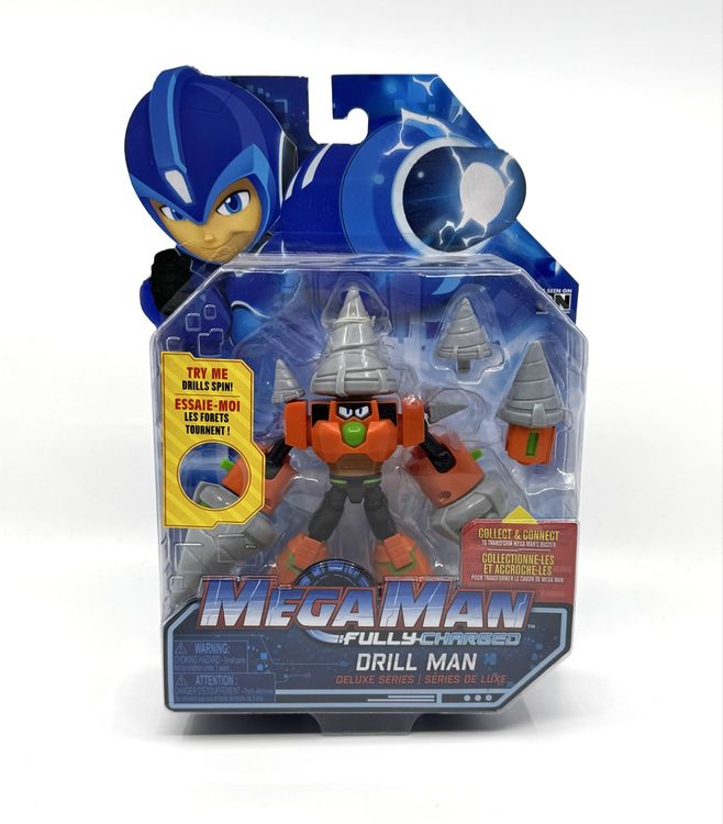 MegaMan Fully Charged Drill Man Deluxe Series Neu in OVP (Neu und ...