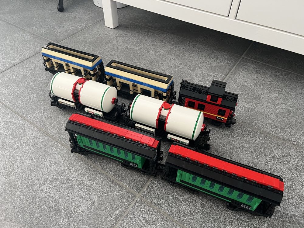 LEGO „My Own Train“ sieben Wagen 9v Eisenbahn | Kaufen auf Ricardo