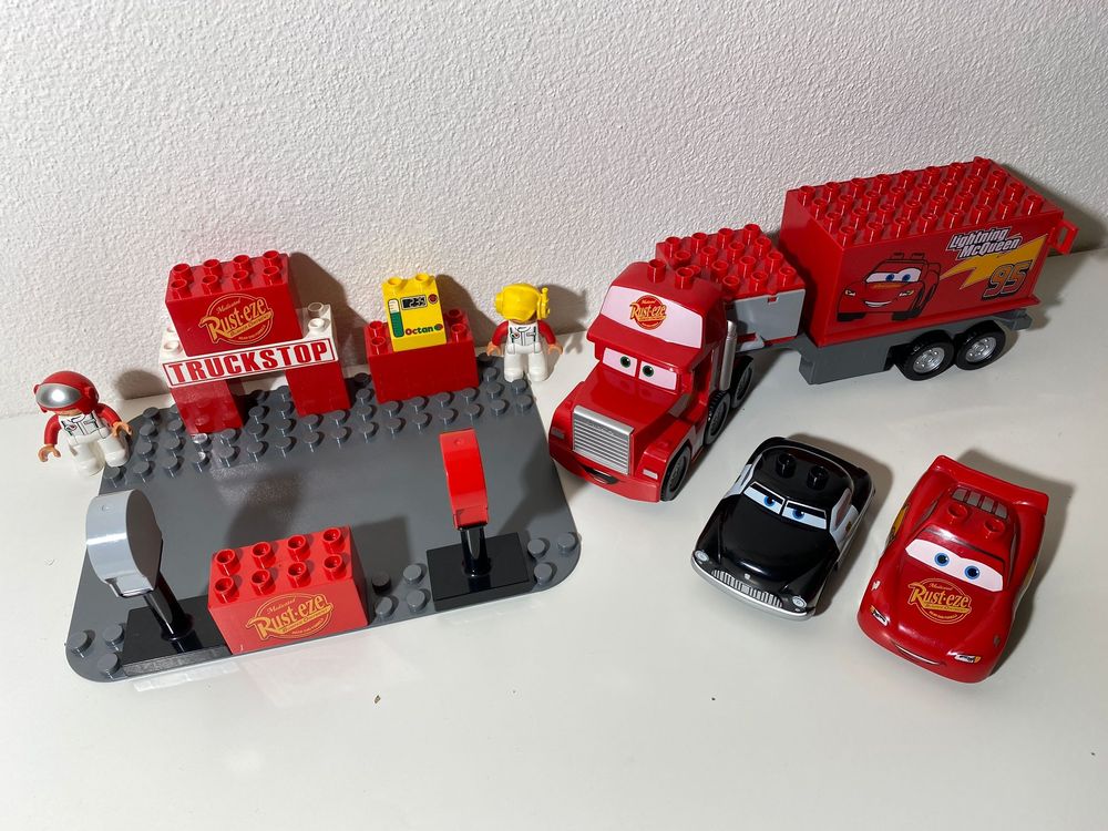Cars Lego Duplo Set McQueen, Sheriff, Abschleppwagen (Gebraucht) in ...