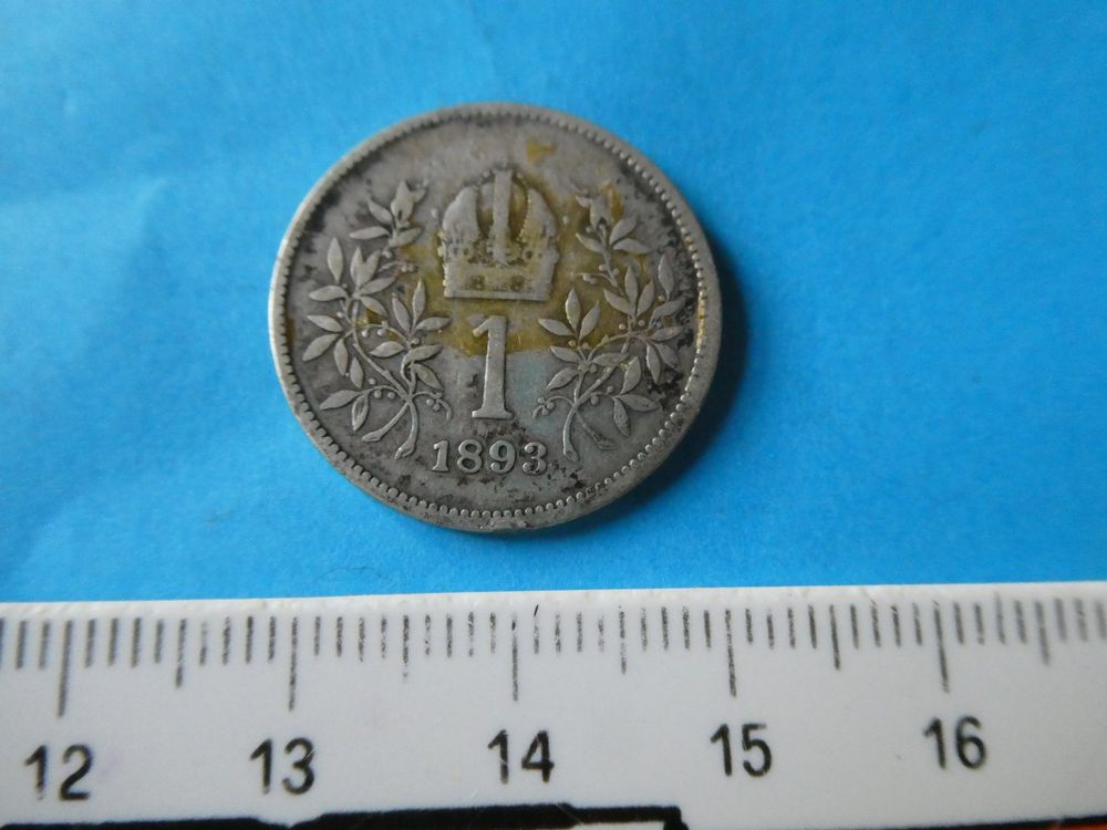 Oesterreich 1893, 1 Krone - Silber (Gebraucht) in Hinterforst für CHF 3 – mit Lieferung auf ...