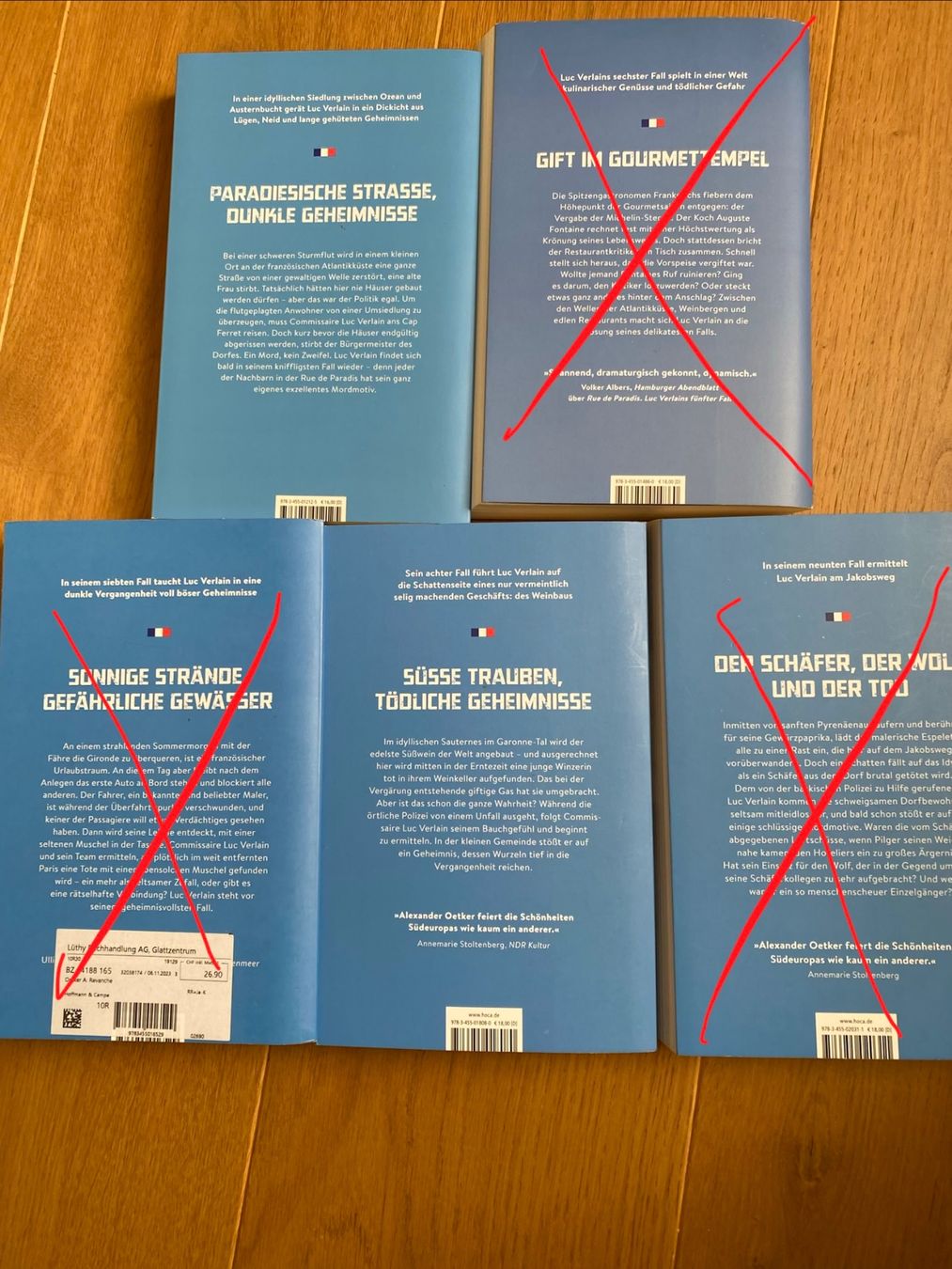 Alexander Oetker: Luc Verlain Krimis, 6 Bände, Top! (Gebraucht) in ...