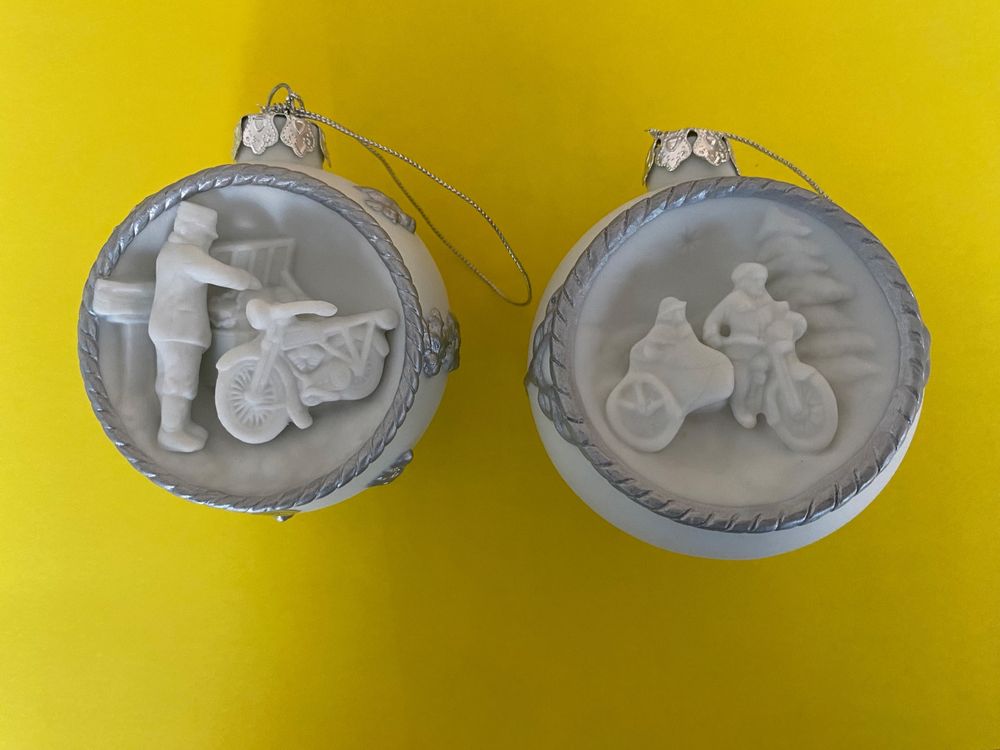 2 Christbaumkugeln Harley - Davidson Rarität (Neu (gemäss Beschreibung ...