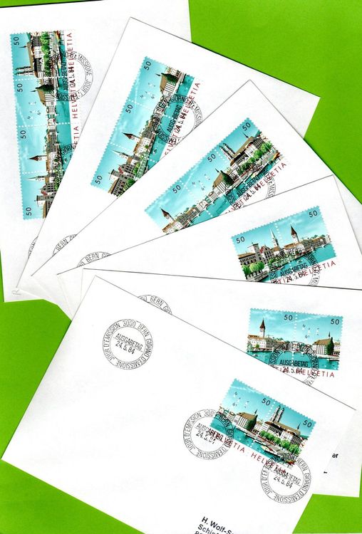 1984 FDC Zürich-Block alle Var. SBK 49.- | Kaufen auf Ricardo