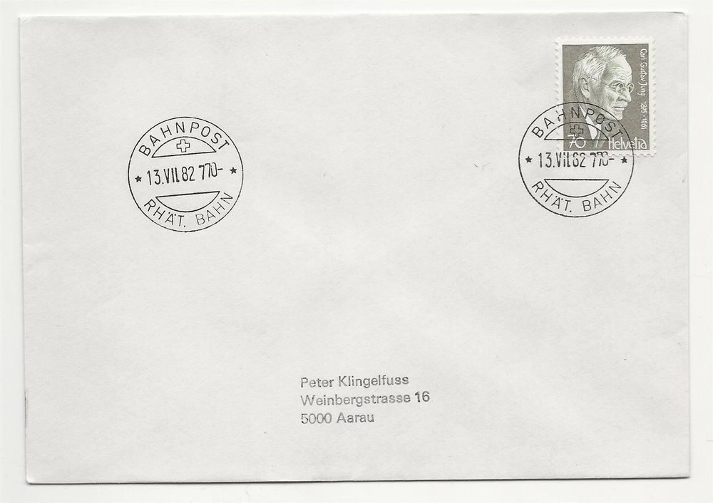 Bahnpost Rhät. Bahn 1982 bb (Gebraucht) in Aarau für CHF 1 – mit ...