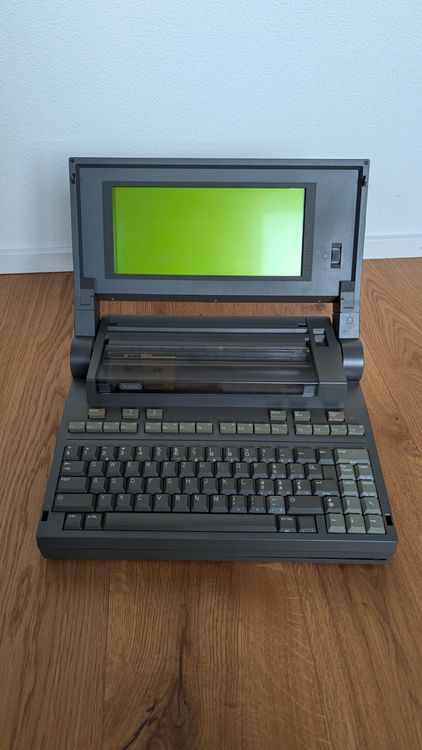 Rarität: original WANG PC Laptop Vintage Computer mit Tasche (Gebraucht ...