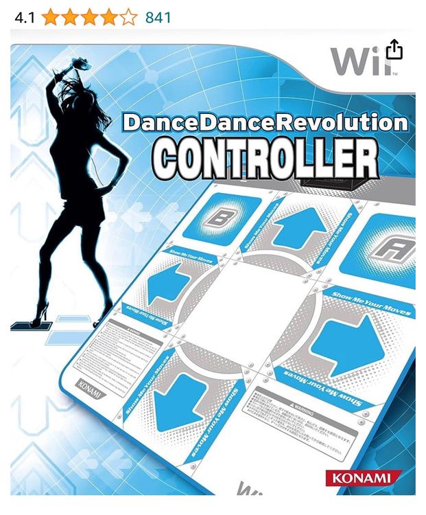 Konami controller Dance Dance Revolution für WII (Gebraucht) in Baden ...