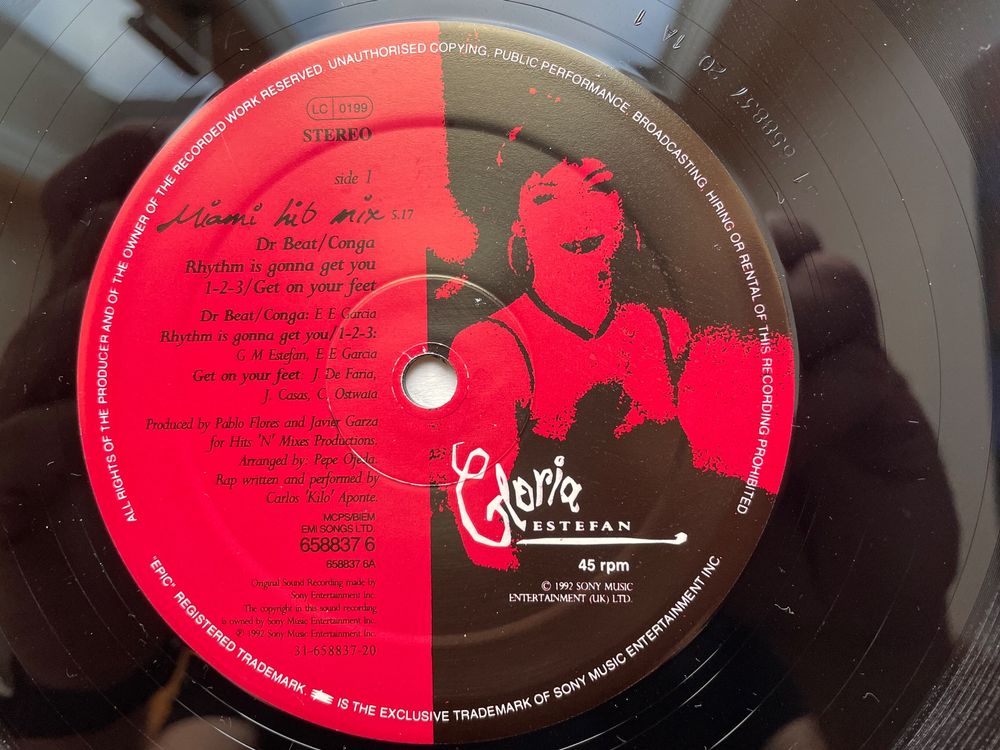 Gloria Estefan - Miami Hit Mix - 12" Maxi, 1992 (Gebraucht) in Zürich ...