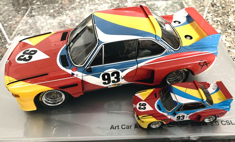 BMW 3000 CSL , ArtCar. Calder 1:18 +BMW Calder 1:43 (Gebraucht) in ...