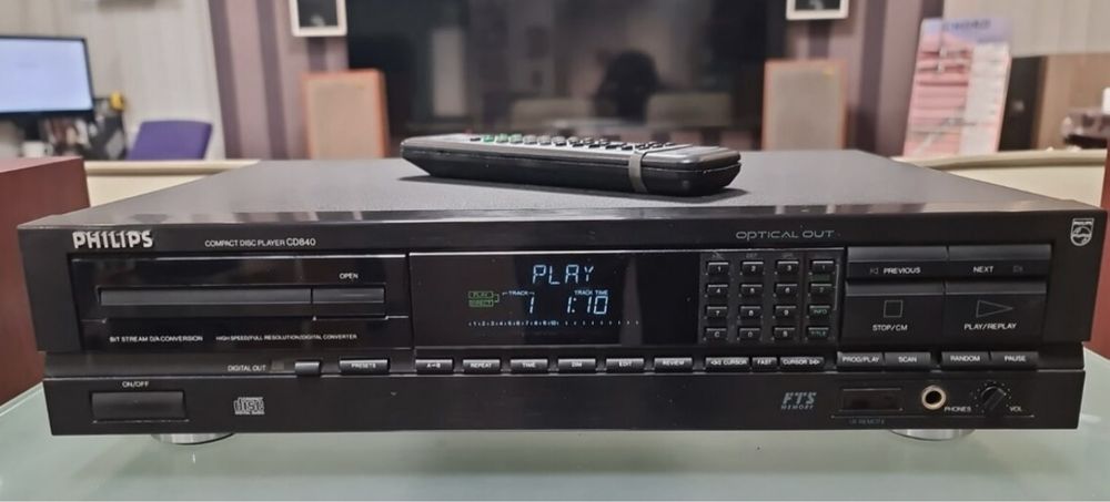 Philips CD840 High end CD-Player (schwarz (Gebraucht) in Trimbach für ...