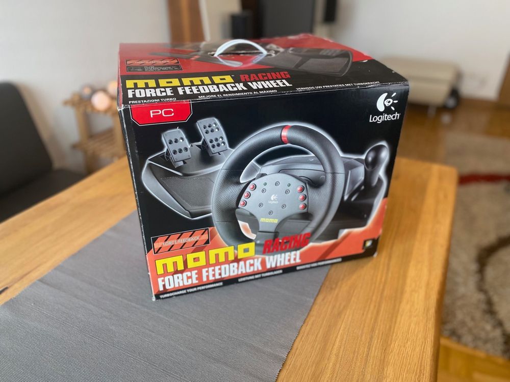 Logitech Momo Racing Force Feedback Lenkrad (PC) | Kaufen auf Ricardo