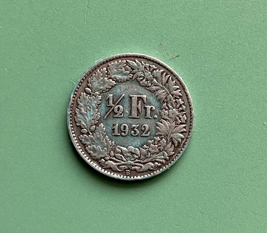 Schweizer silber 1/2 Franken 1932 (Gebraucht) in Münchringen für CHF 0.9 – mit Lieferung auf ...