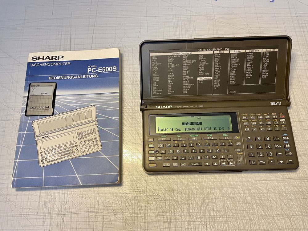 Retro Sharp PC-E500S Pocket Computer (Gebraucht) in Bösingen für CHF 115 – mit Lieferung auf ...