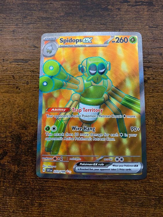 Spidops ex Full Art Scarlet & Violet EN (Neu (gemäss Beschreibung)) in ...