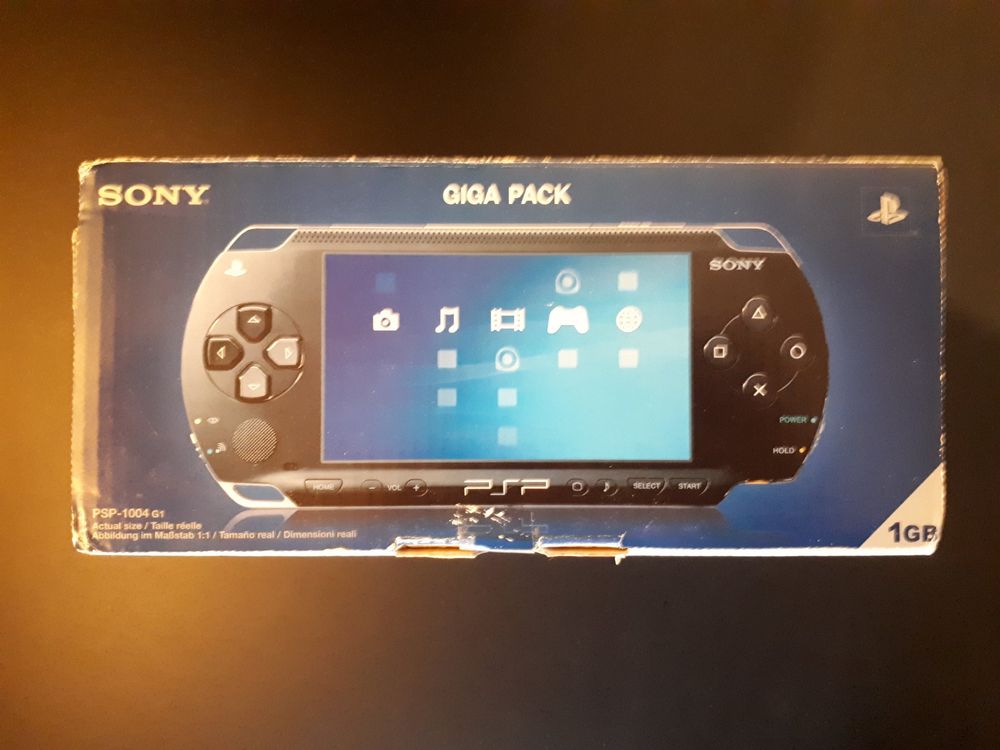 Sony PSP - Konsole 1004 - Piano Black - OVP - Giga Pack (Gebraucht) in ...