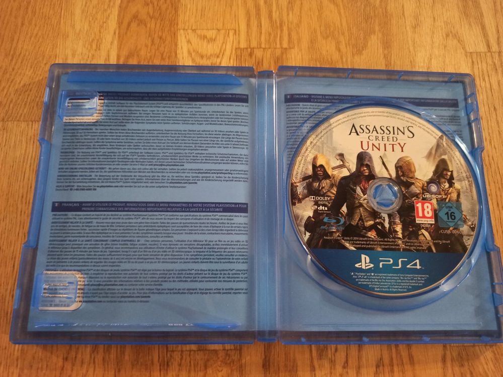 📀🎮📀Assassin's Creed Unity PS4 / PS5 📀🎮📀 (Gebraucht) in Oberweningen für CHF 5.95 – mit Lieferung ...