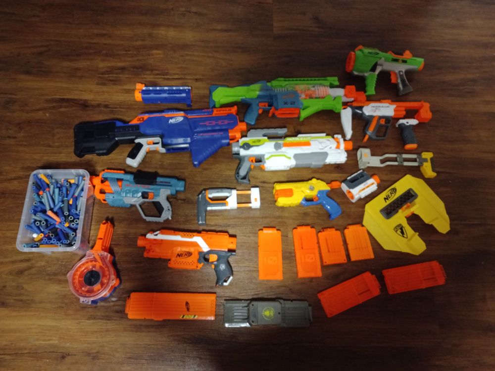 XXL Nerf Set (Gebraucht) in Würenlingen für CHF 49 – mit Lieferung auf ...