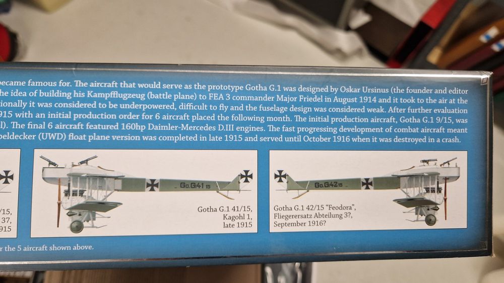 Gotha G1. - Wingnut Wings inkl. Figuren - RARITÄT | Kaufen auf Ricardo