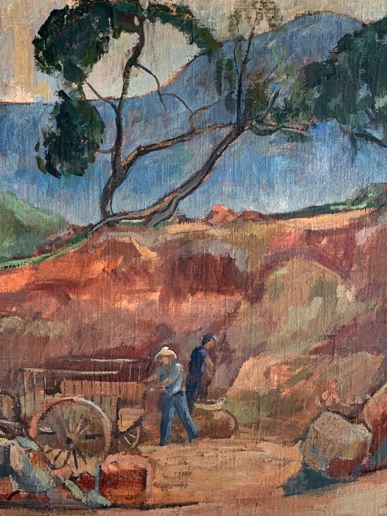 Max Widmer (1910-1991) Steinbruch grosses Gemälde (Gebraucht) in Root für CHF 300 – mit ...