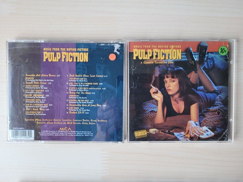 Pulp Fiction a Quentin Tarantino Film OST-CD 1994 | Kaufen auf Ricardo