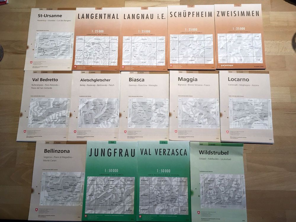 Landeskarten der Schweiz (Neu (gemäss Beschreibung)) in Brienz BE für ...