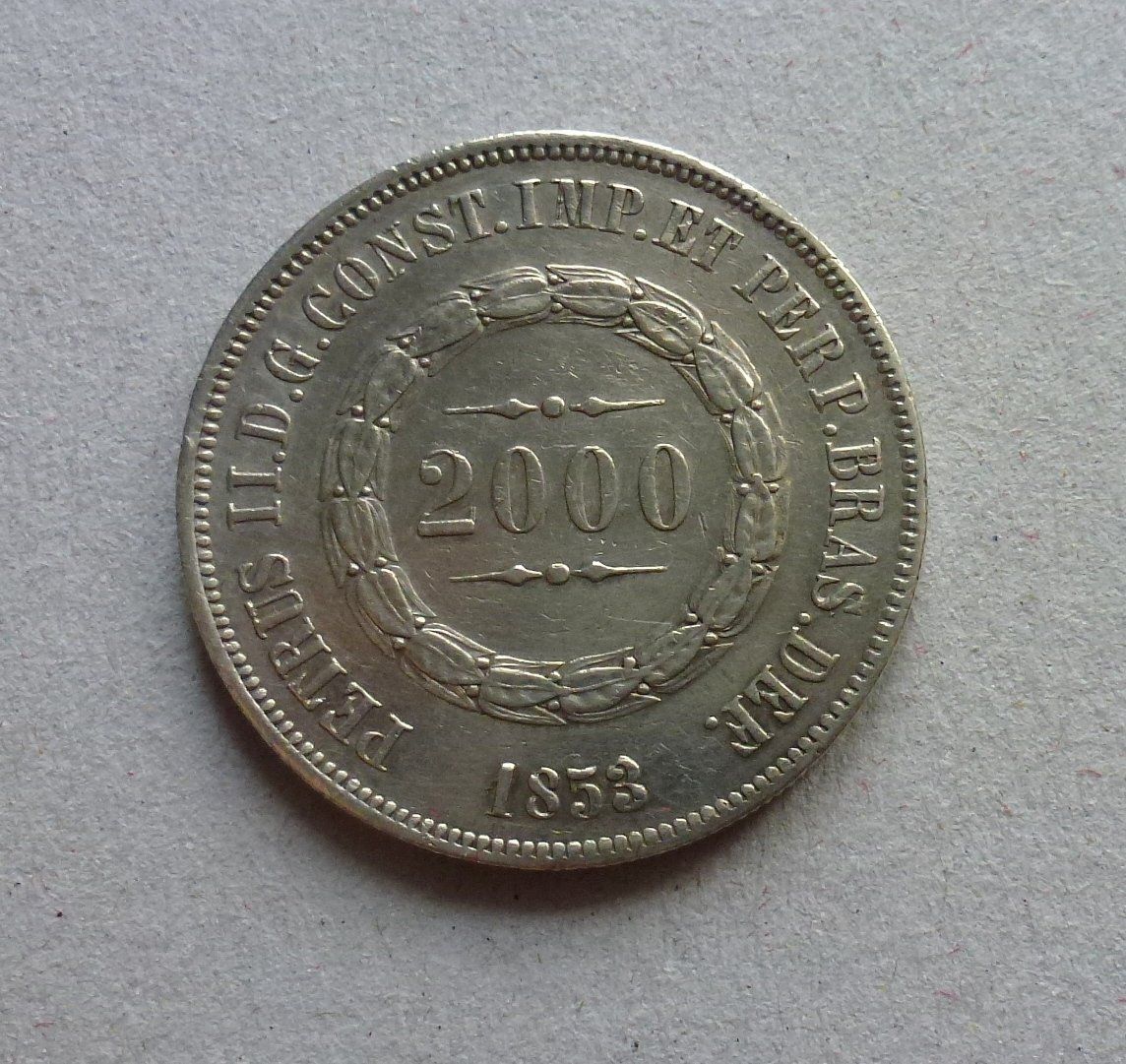 Brasilien ++ 2000 Reis 1853 (Gebraucht) in Walkringen für CHF 89 – mit ...