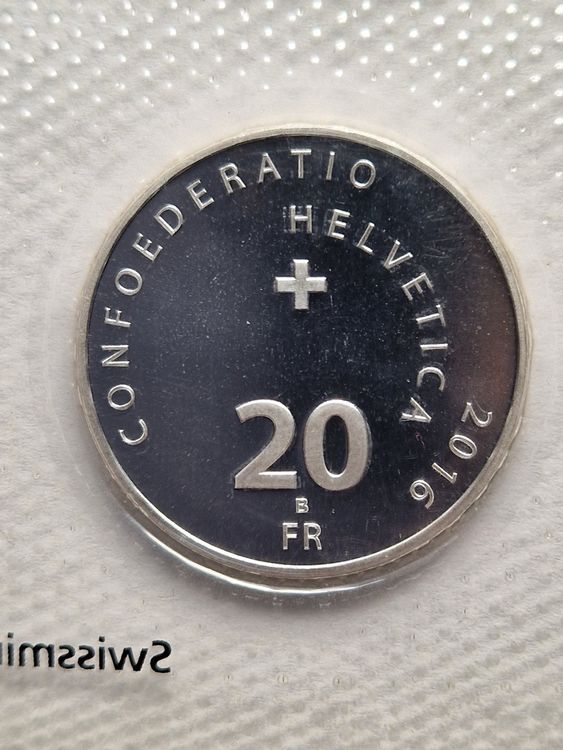 CH Sondermünze/Gedenkmünze 20 Fr. (Neu und originalverpackt) in Winterthur für CHF 30 – mit ...