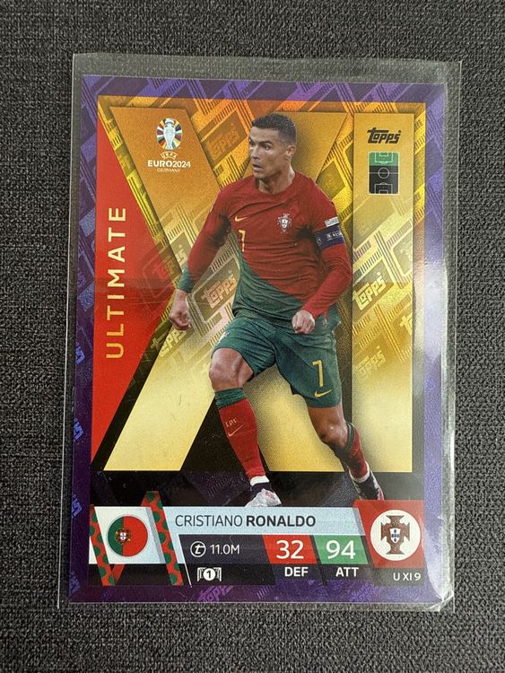 Topps Match Attax Cristiano Ronaldo Portugal Euro 2024 (Neu (gemäss Beschreibung)) in Burgdorf ...