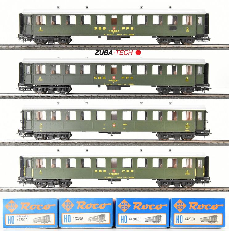 Roco 4x Stahlwagen der SBB H0 GS, mit OVP | Kaufen auf Ricardo