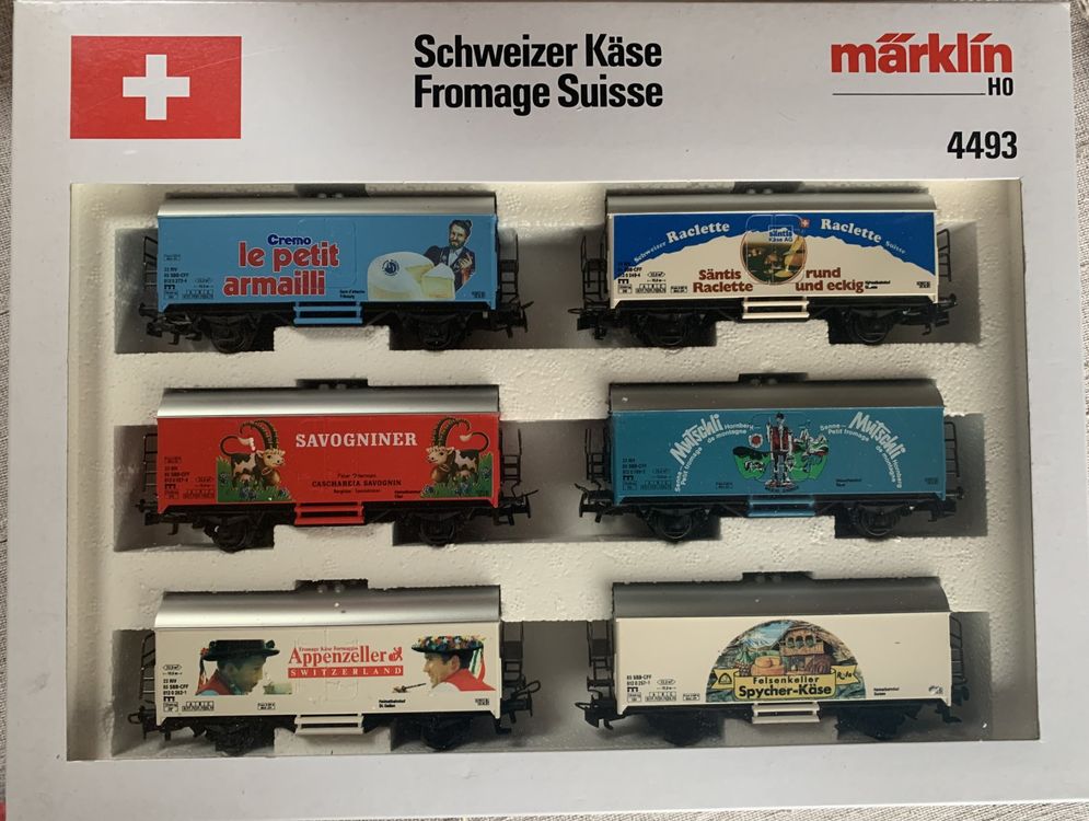 Märklin 4493 H0 Schweizer Käse Wagen-Set (Gebraucht) in Volketswil für ...