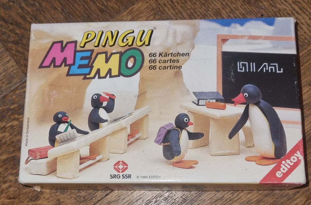 Jeu de mémoire Pingu - Vintage - Editoy 1994 (Gebraucht) in Fribourg ...