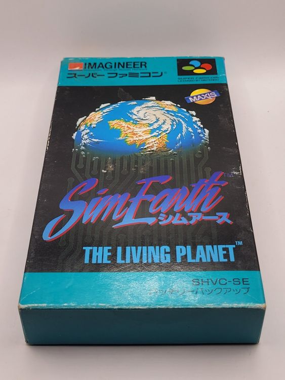 Sim Earth Turbo OVP SNES Super Famicom Japan (Gebraucht) in ...