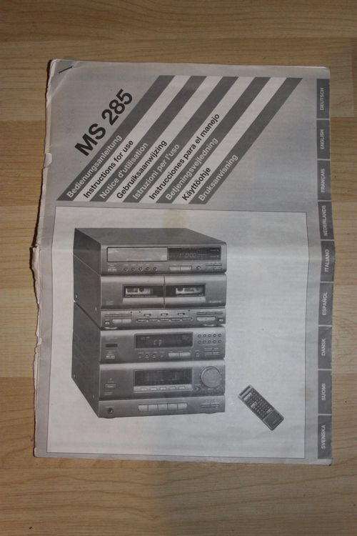 Stereoanlage MS 285 (ca. 1995) (Gebraucht) in Guttannen für CHF 10 ...