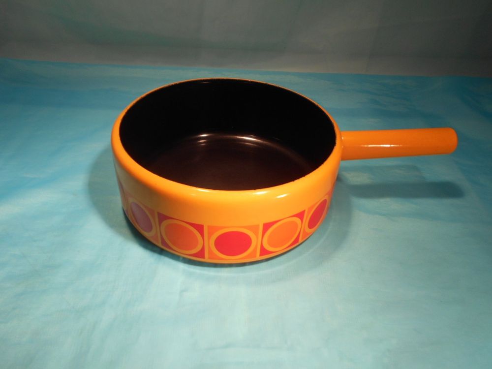 Fondue Caquelon, 70er Jahre, EMAIL, VZUG | Kaufen auf Ricardo