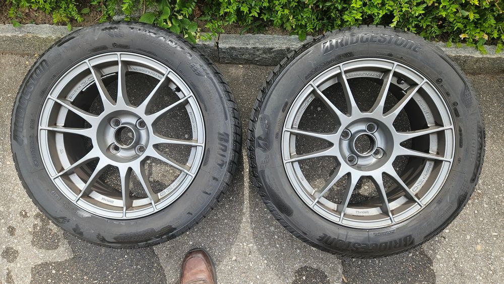 4 Felgen OZ Racing Ultraleggera mit Brigstone Turenza Reifen (Gebraucht ...