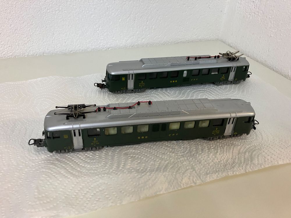2x LIMA H0 SBB CFF Triebwagen grün (Gebraucht) in Schlieren für CHF 30 ...