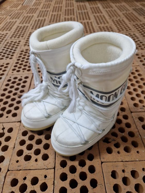 Original Moonboots weiss Gr. 27/30 | Kaufen auf Ricardo