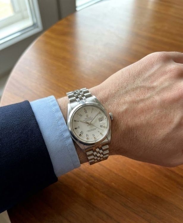 Seltenes Rolex Datejust 6824 "White Roman" – 1977 (Gebraucht) in ...