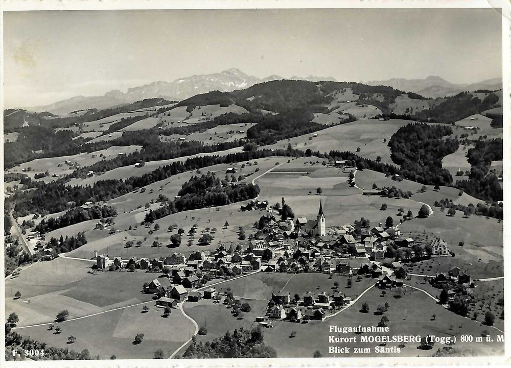 Neckertal SG Mogelsberg Flugaufnahme Nr.3004 , 1955 (Gebraucht) in ...