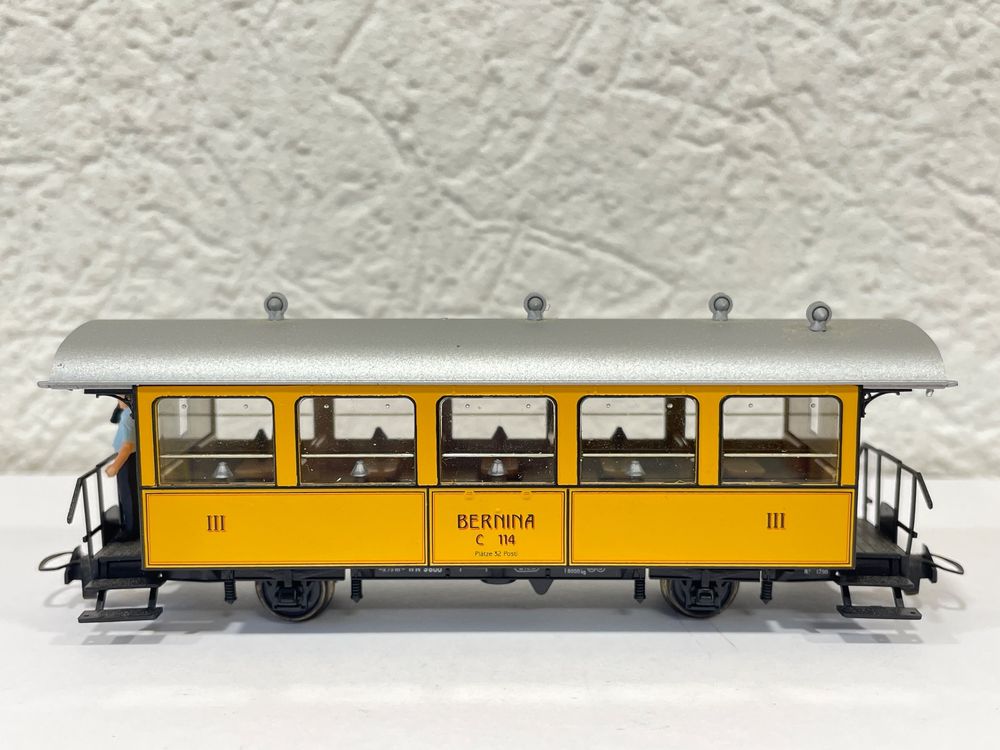 Bemo 3238 164 RhB C 114 La Bucunada Nostalgie-Zweiachser H0m (Neu (gemäss Beschreibung)) in ...