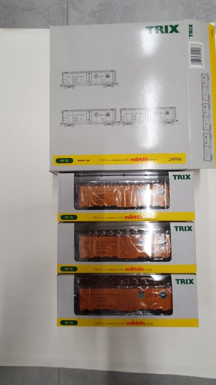 TRIX 24906 Set UP Refrigerator Car (Neu und originalverpackt) in ...