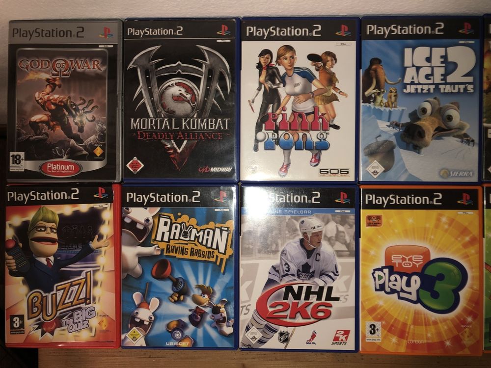 PlayStation PS2 Set inkl. 22 Spiele (Gebraucht) in Flüelen für CHF 46 – mit Lieferung auf ...