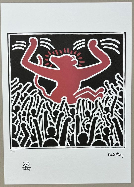 Keith Haring: Untitled, POP Art 42/150 (Neu (gemäss Beschreibung)) in Meilen für CHF 55 – mit ...