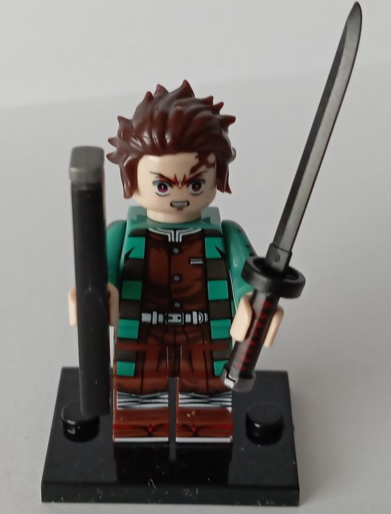 Demon Slayer Mini-Steckfigur Tanjiro, Lego-Komp., ca. 4,5 cm (Neu und ...