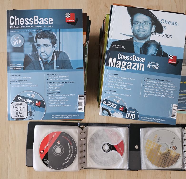 Grosse Sammlung ChessBase Schach Magazine Jahre 1996 - 2022 (Gebraucht ...