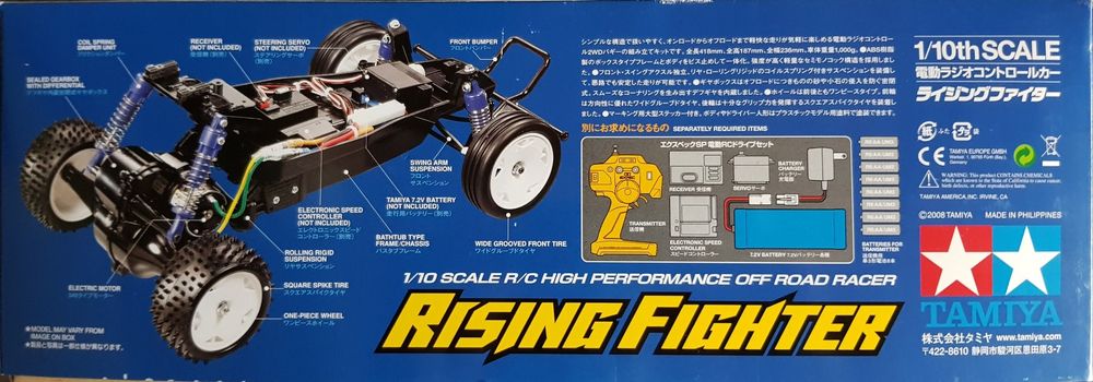 TAMIYA 58416 RISING FIGHTER BUGGY BAUSATZ 1:10 EP 2WD NOS (Neu und ...