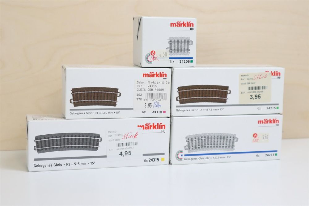 Märklin 30 x C-Gleis Kurve - Fabrikneu 24215 / 24315 | Kaufen auf Ricardo