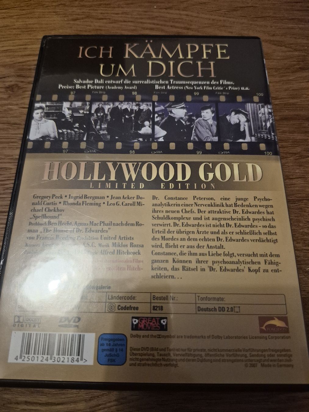 Ich kämpfe um Dich - Ingrid Bergman, Hitchcock (DVD) (Gebraucht) in ...