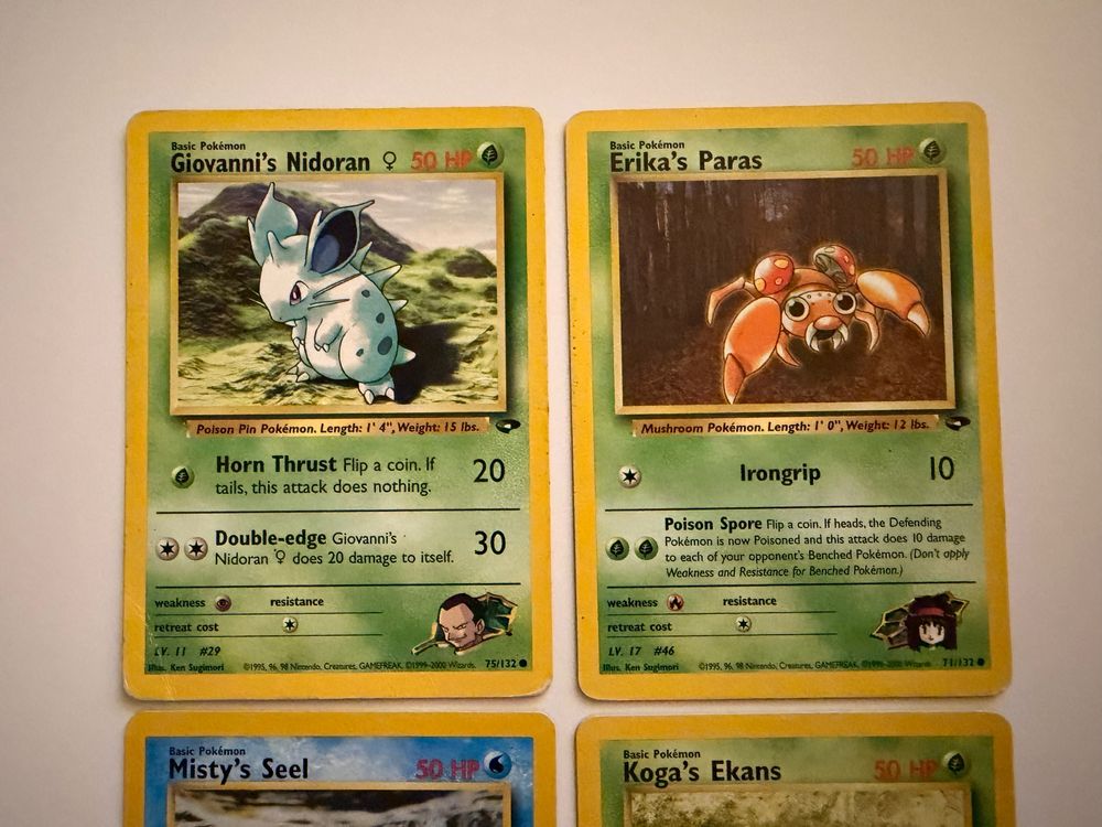 Gym Challenge 4 Pokémon Karten Bundle WOTC 2000 Vintage (Gebraucht) in ...