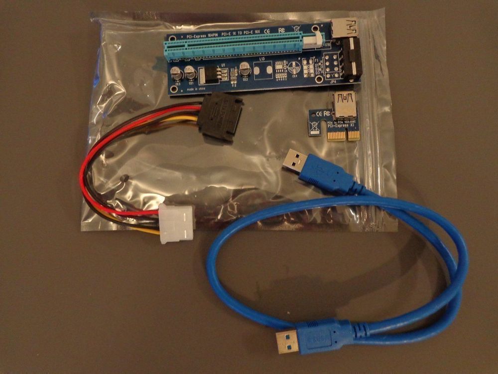 PCI-Express Riserkarte, x1 zu x16 | Kaufen auf Ricardo