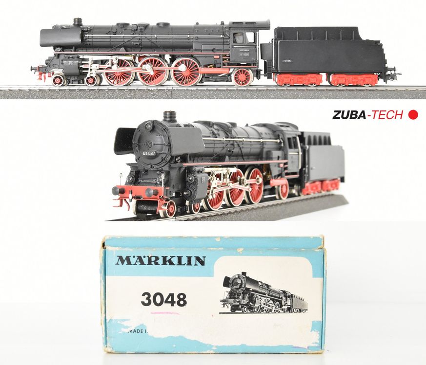 Märklin 3048 Dampflok BR 01 der DB, H0 WS Analog mit OVP (Gebraucht) in ...
